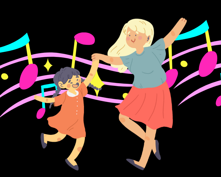 Music And Movement Clipart
